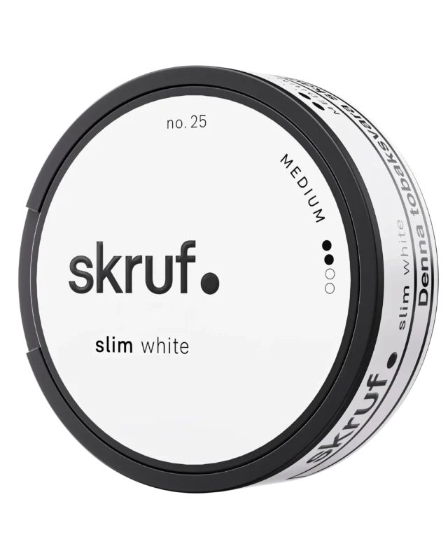 skruf Slim Original White Portion no.25 - Veloop